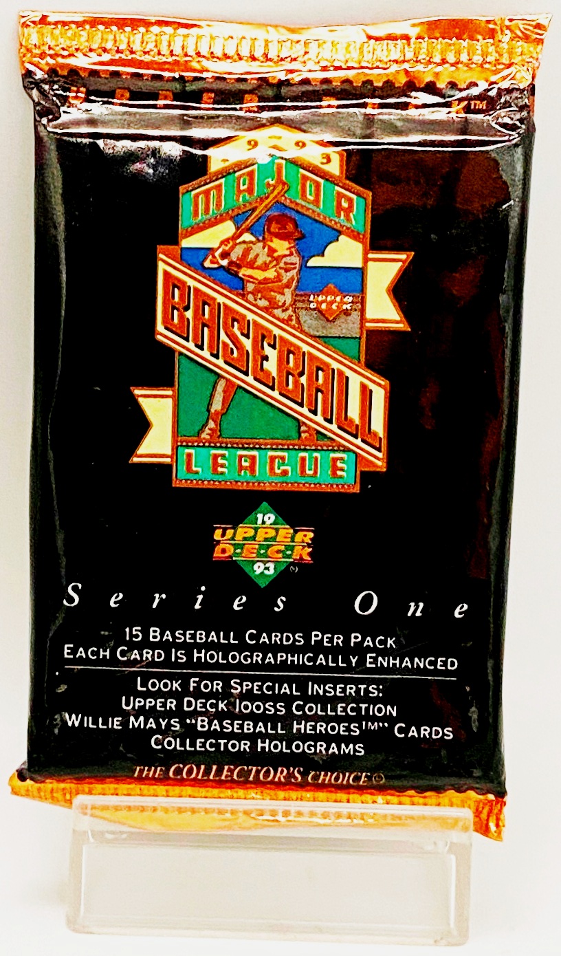 Vintage 1993 Upper Deck Series One Major League Baseball Factory Sealed ...