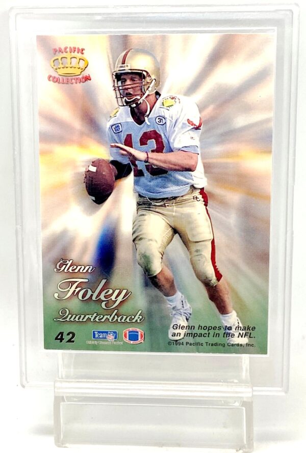 Vintage 1994 Pacific Crown Silver Collection NFL Glenn Foley Rookie ...
