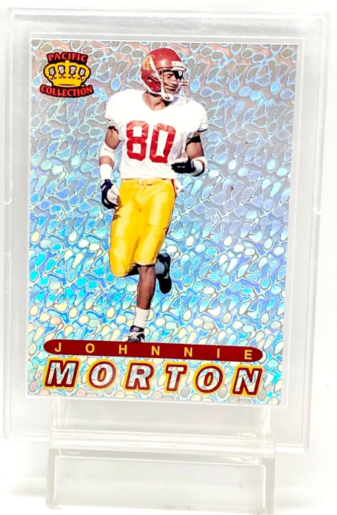 Vintage 1994 Pacific Crown Silver Collection NFL Johnnie Morton Rookie ...