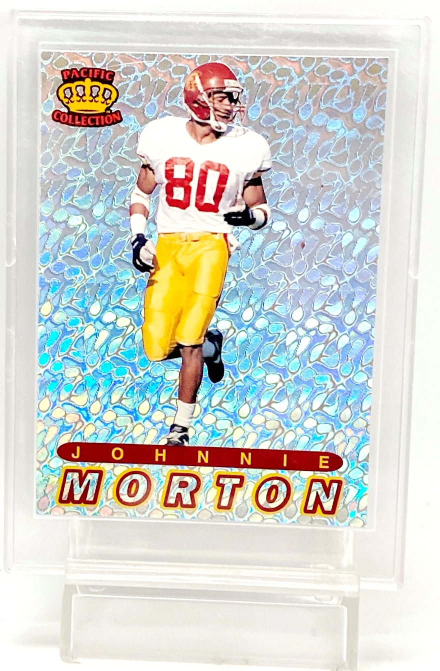 Vintage 1994 Pacific Crown Silver Collection NFL Johnnie Morton Rookie ...