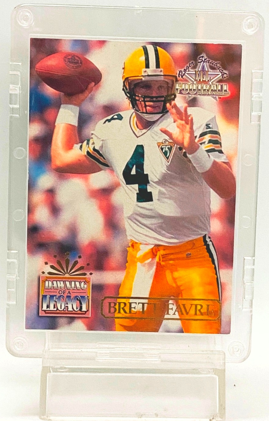 Vintage 1994 Roger Staubach's NFL Brett Favre Dawning Of A Legacy #85 ...