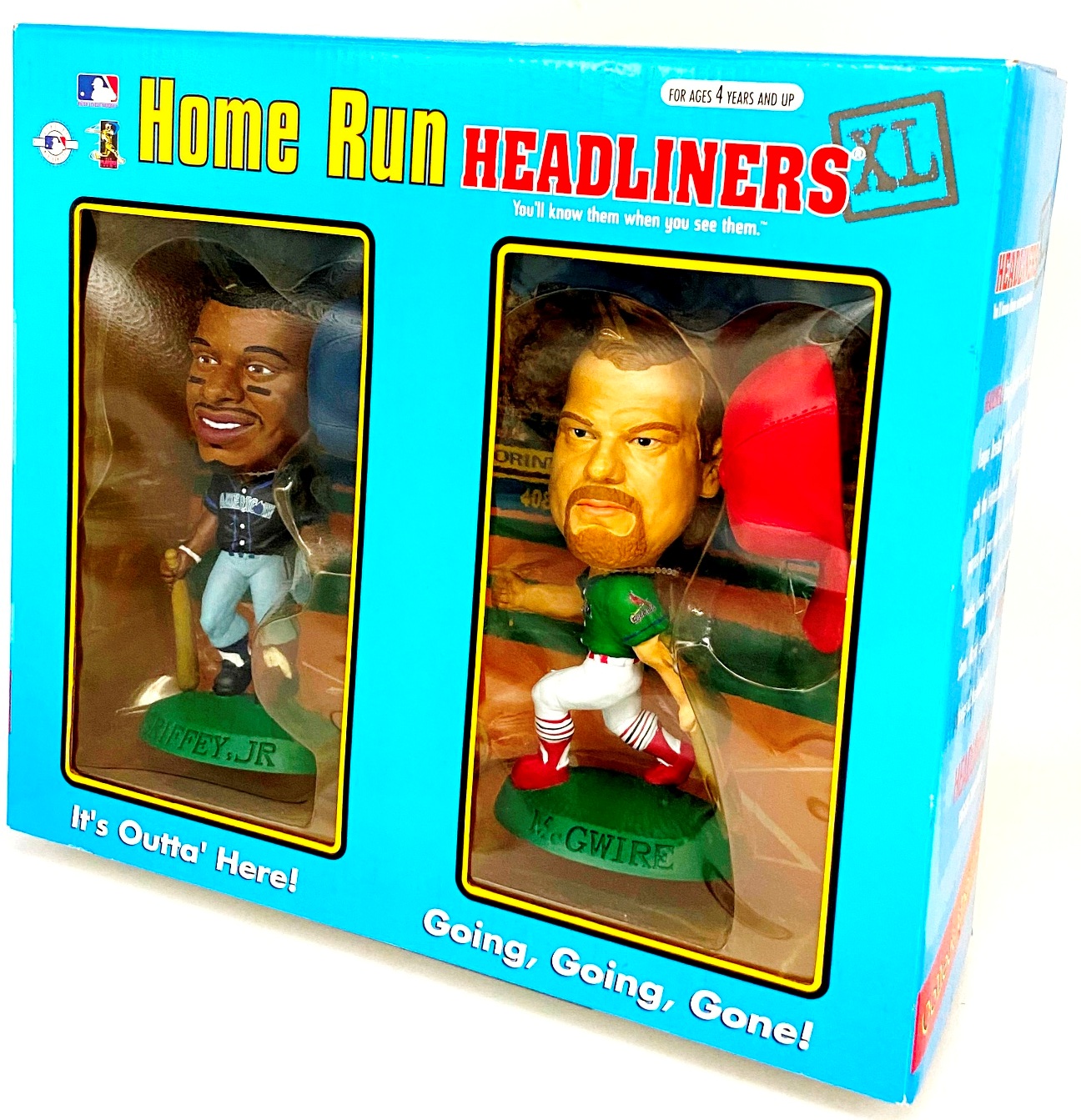 1998 Headliners XL MLB Ken Griffey Jr/Mark McGwire HR Sculptures