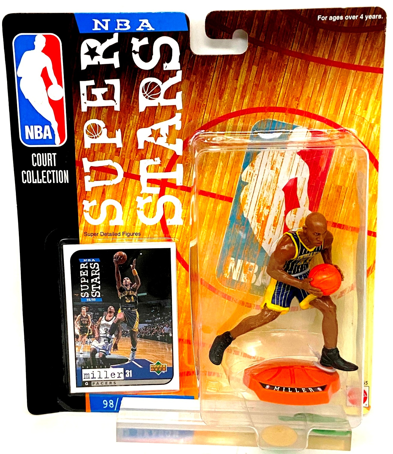 1998-99 Mattel NBA Court Collection Super Stars Reggie Miller
