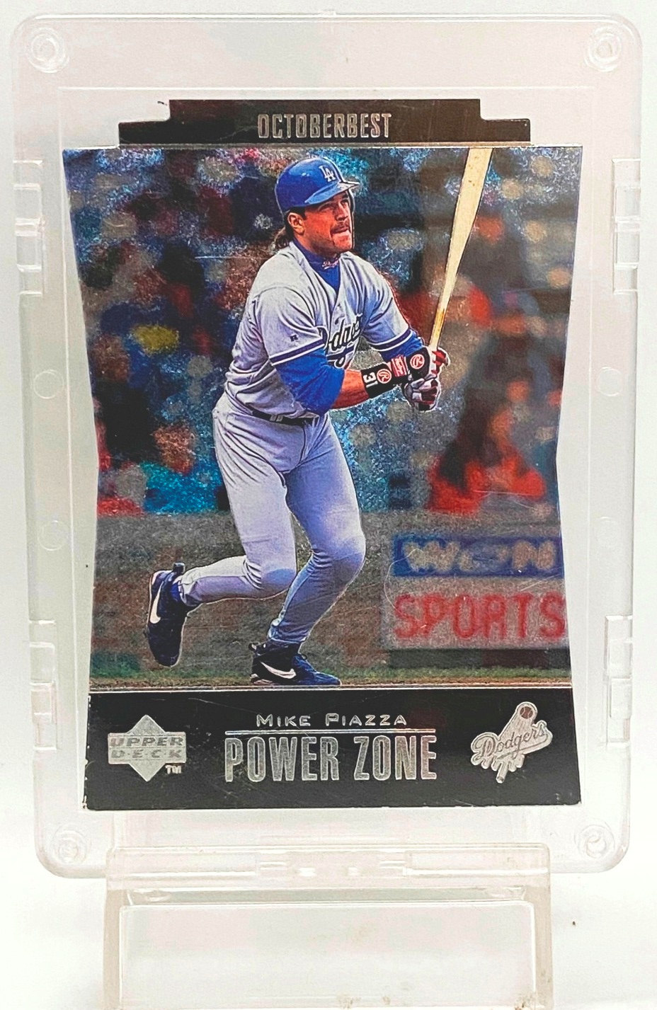 Vintage 1998 Upper Deck October Best Power Zone Mike Piazza Die-Cut ...