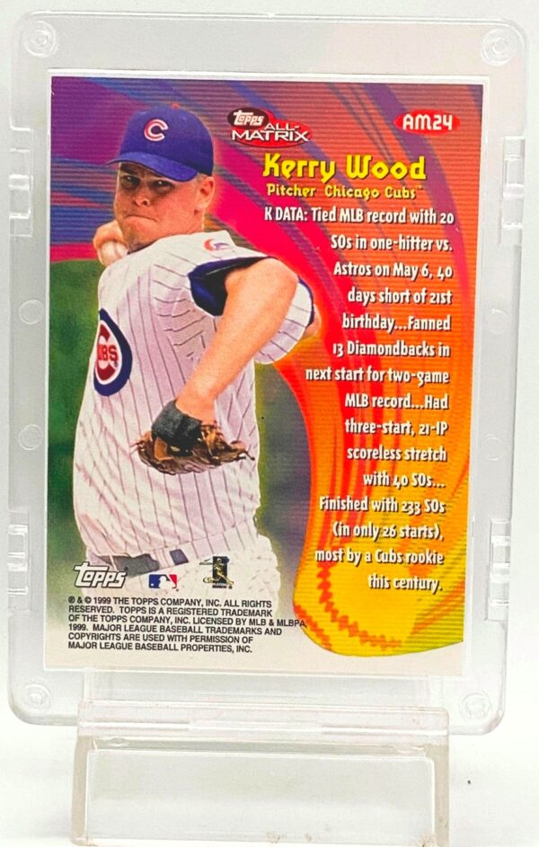 Vintage 1999 Topps All-Matrix Club-K MLB Kerry Wood Chromium Card #AM24 ...