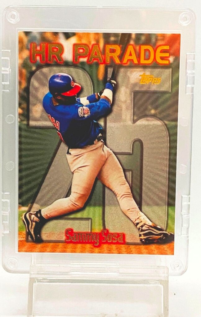 Vintage 1999 Topps HR Parade MLB Sammy Sosa Card #461 Team: ("Cubs ...