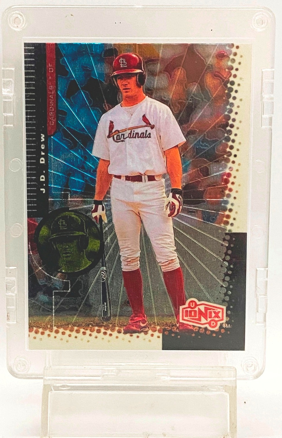 Vintage 1999 Upper Deck Ionix J. D. Drew Chromium Rookie Card #55 Team ...