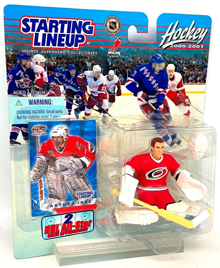 Vintage 2000-2001 Hockey Starting Lineup Arturs Irbe "Carolina Hurricanes" (Sports Superstar ...