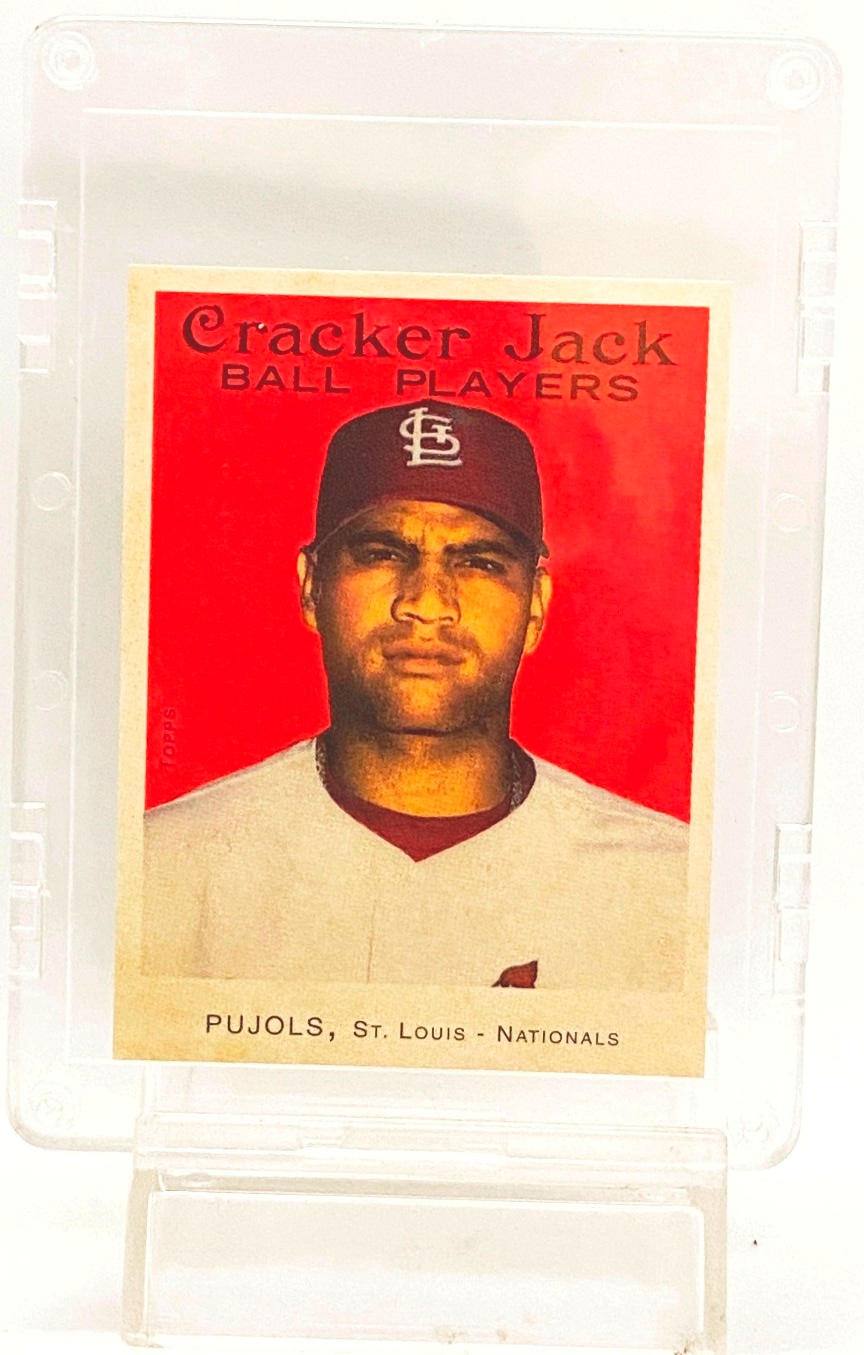 Vintage 2004 Topps Cracker Jack Ball Players PUJOLS Card #3 Team: ("St ...