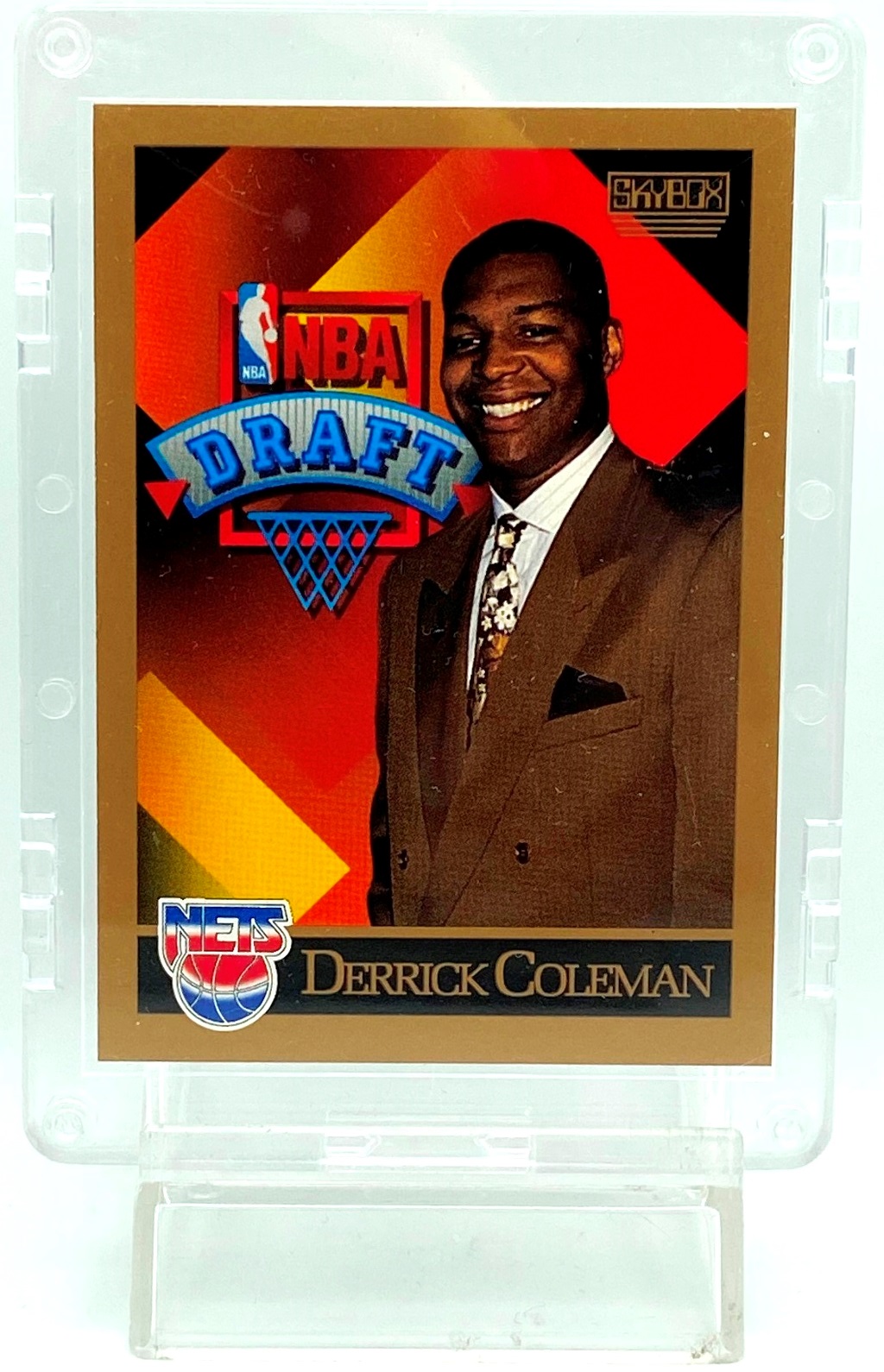 Vintage 1990 Skybox NBA Draft Derrick Coleman Rookie Card #362 Team ...