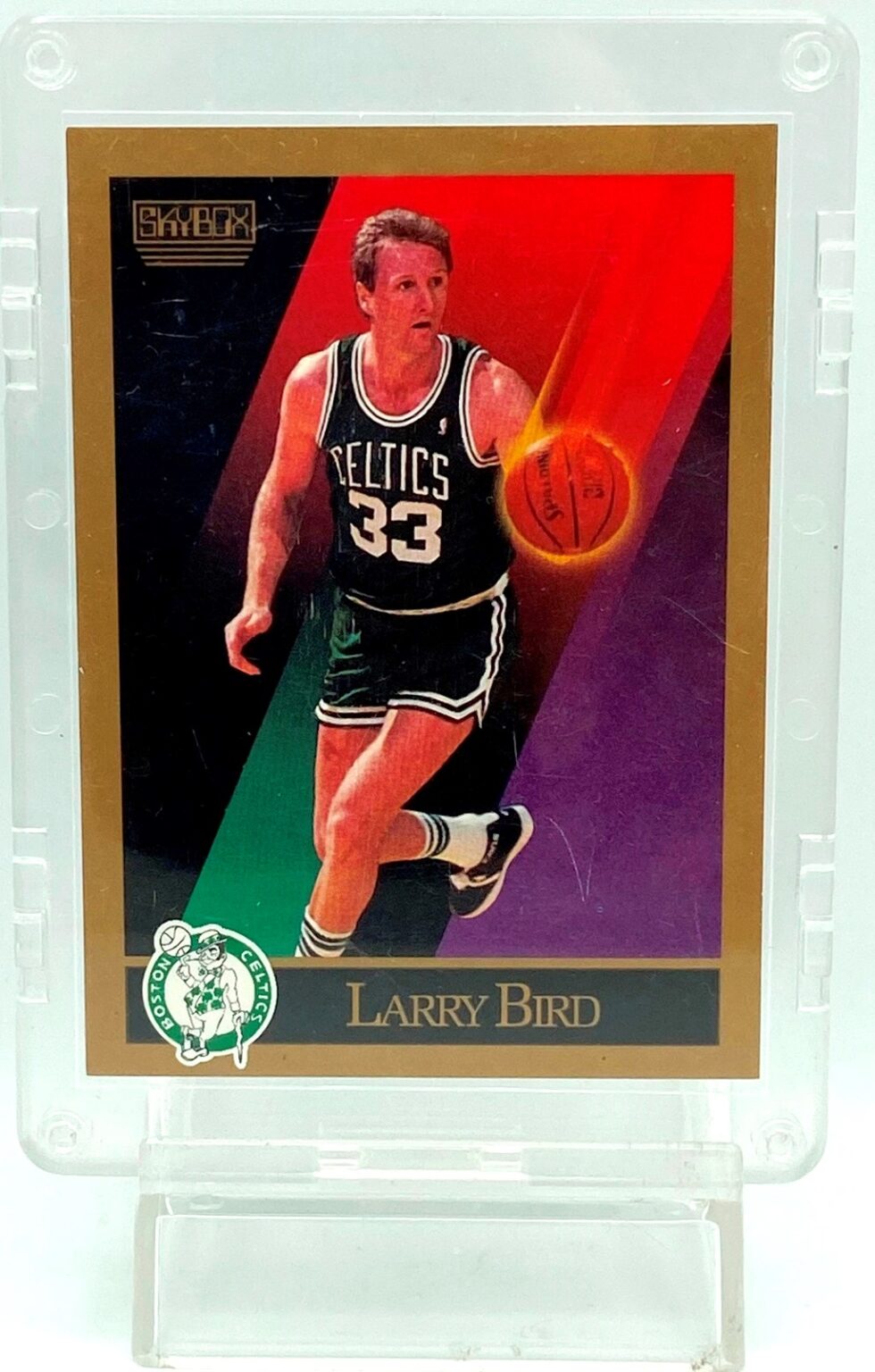 1990 Skybox NBA Larry Bird Card #14 Team: (Boston Celtics #33)