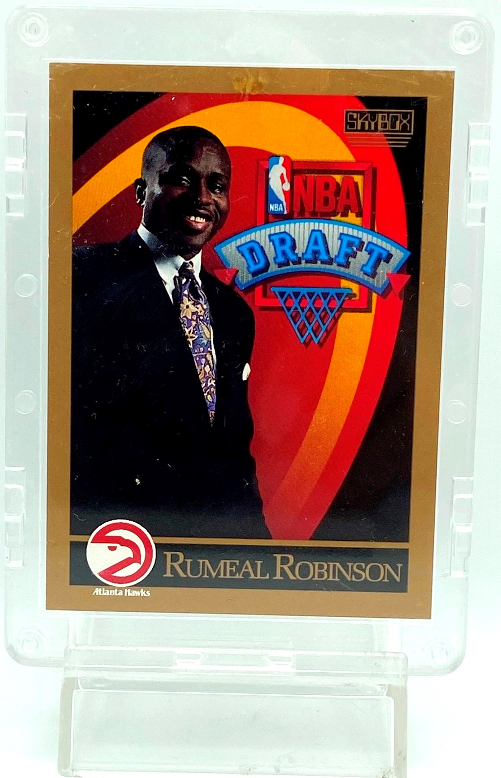 Vintage 1990 Skybox NBA Draft Rumeal Robinson Rookie Card #355 Team ...