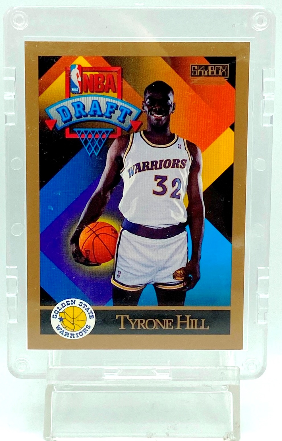 Vintage 1990 Skybox NBA Draft Tyrone Hill Rookie Card #358 Team ...