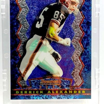 1995 Bowman's Best NFL Derrick Alexander Chromium Card #2
