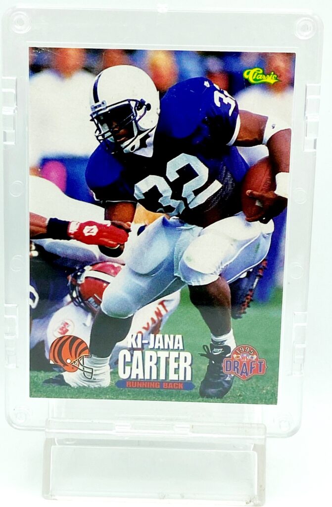 Vintage 1995 Classic NFL Draft Ki-Jana Carter Rookie Card #67 ("Regular ...