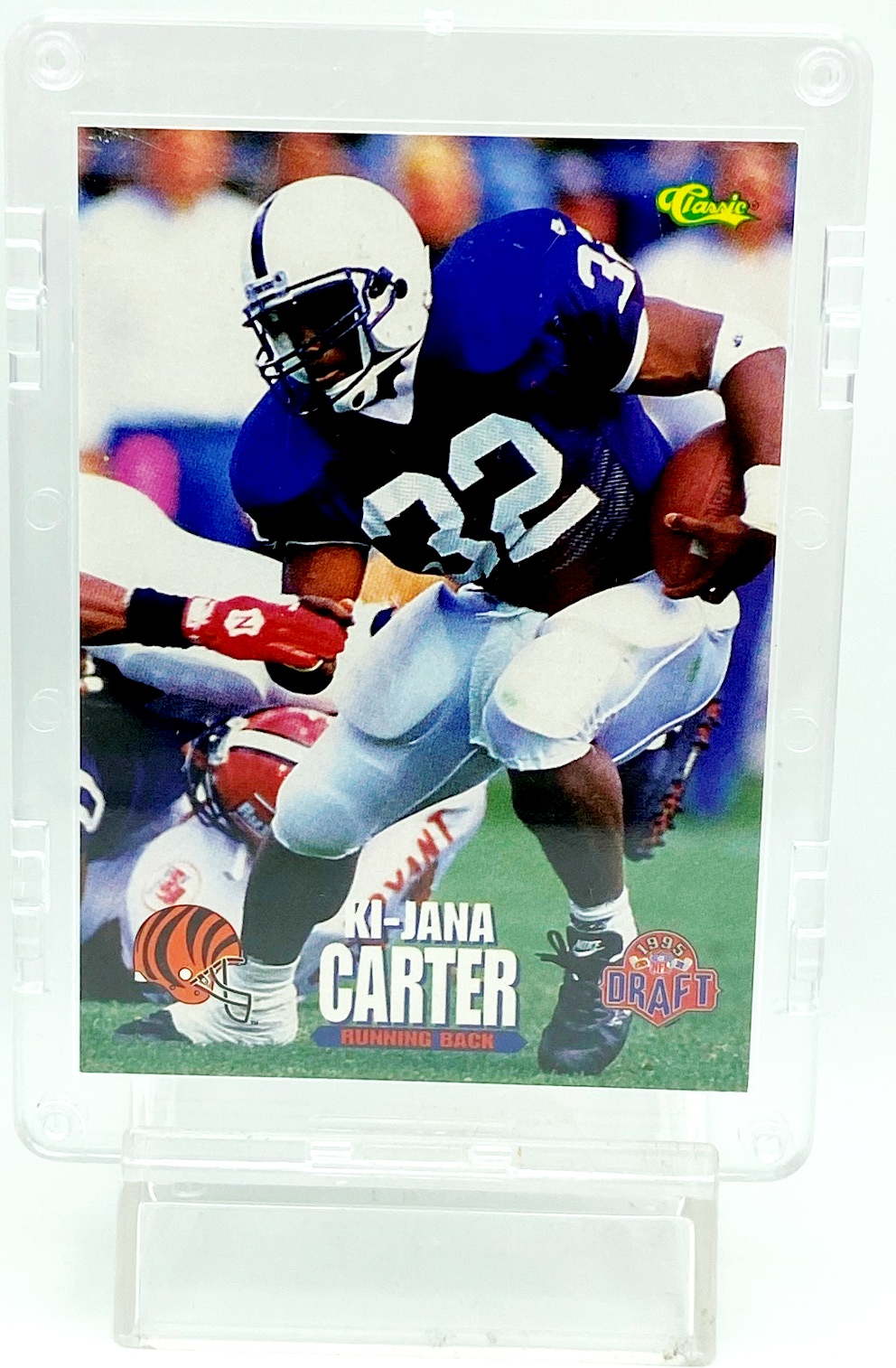 Vintage 1995 Classic NFL Draft Ki-Jana Carter Rookie Card #67 ("Regular ...