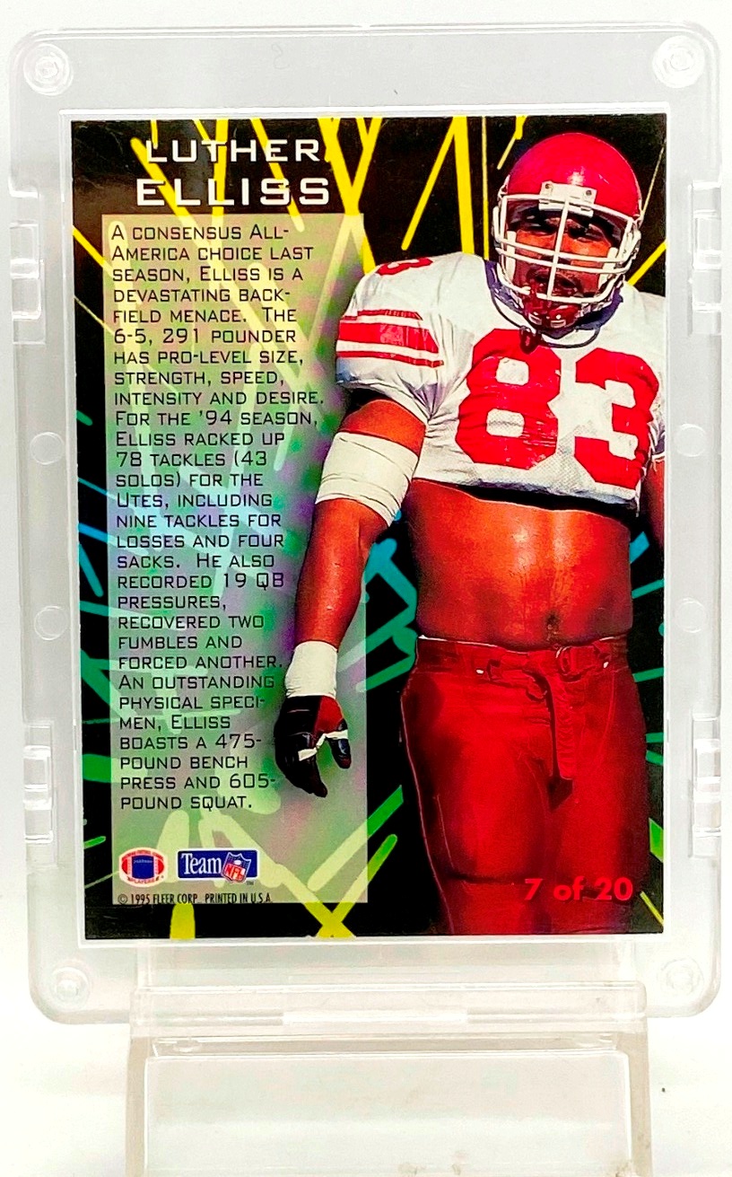1995 Fleer '95 NFL Prospects Luther Elliss RC #7 (NCAA Division)