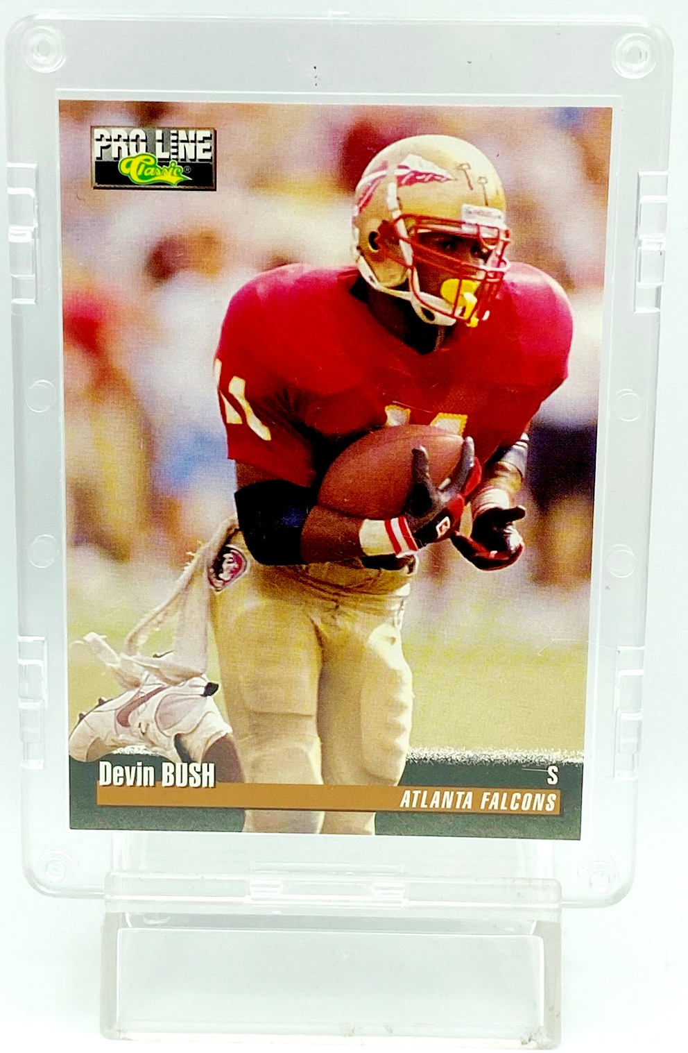 Vintage 1995 Pro Line Classic NFL Devin Bush Rookie Card #101 ...