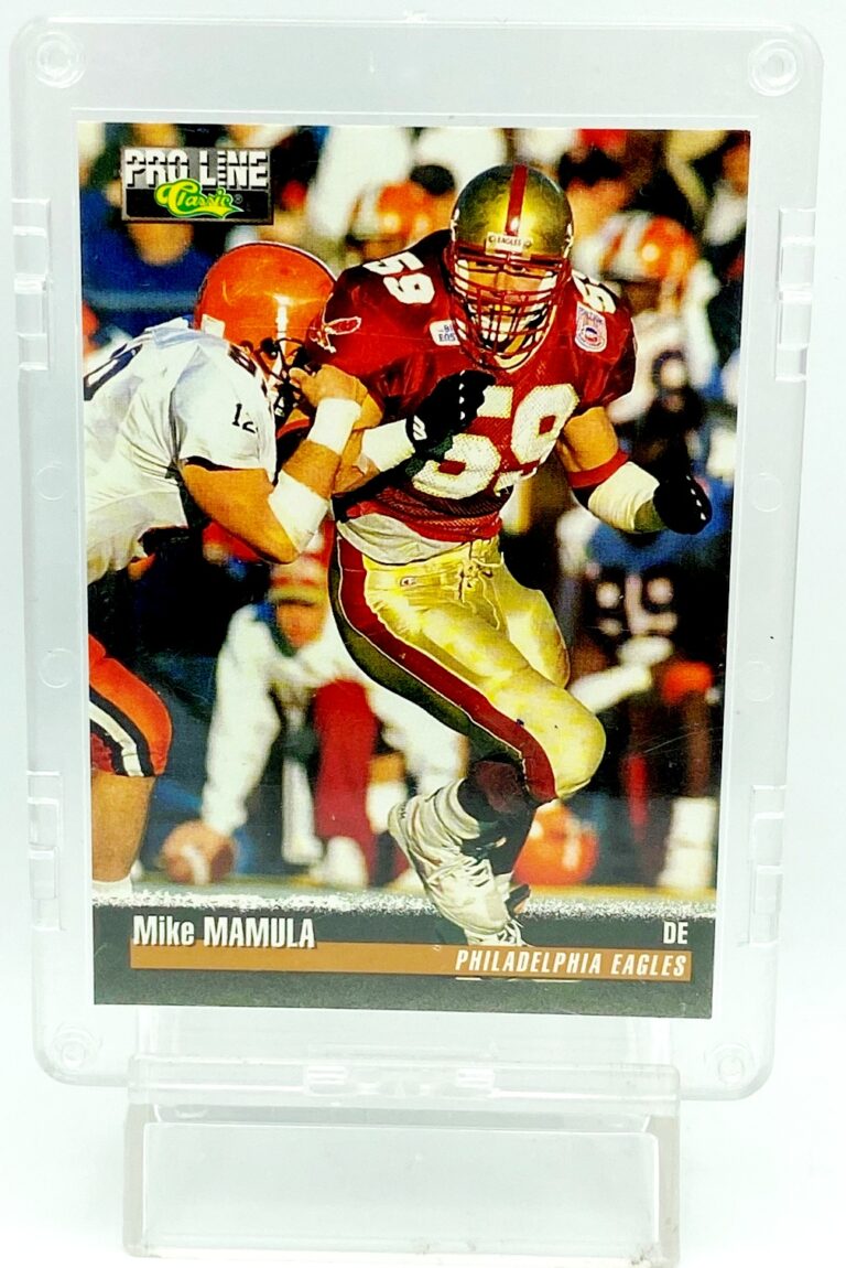1995 Pro Line Classic NFL Mike Mamula Rookie Card #29 Collegiate