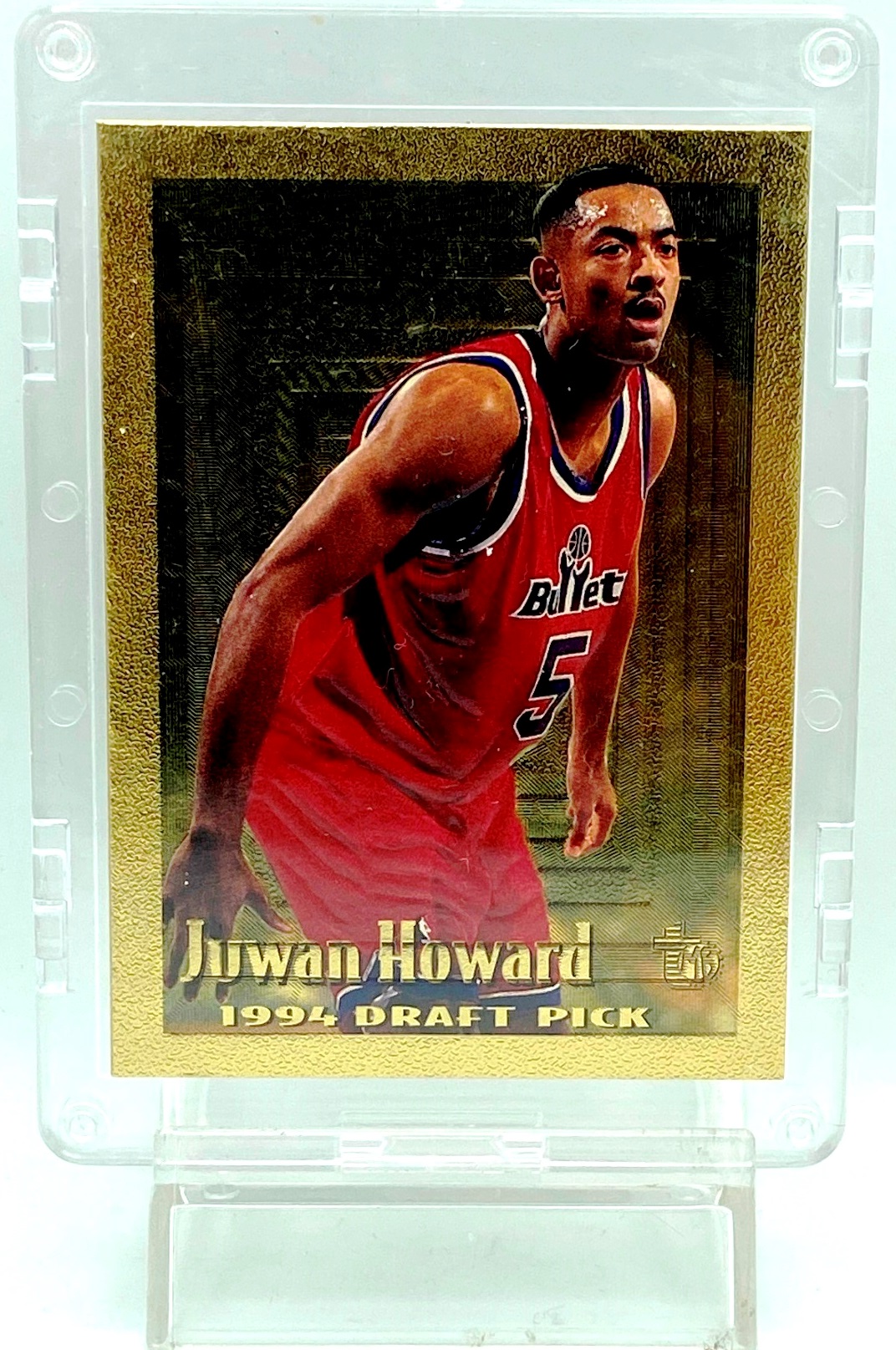 1994-95 Topps MB Draft Pick Embossed Juwan Howard Gold RC #105
