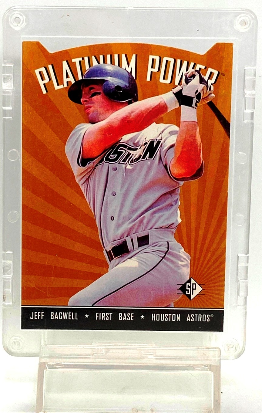 Vintage 1995 Upper Deck SP Platinum Power Jeff Bagwell Die-Cut Card # ...