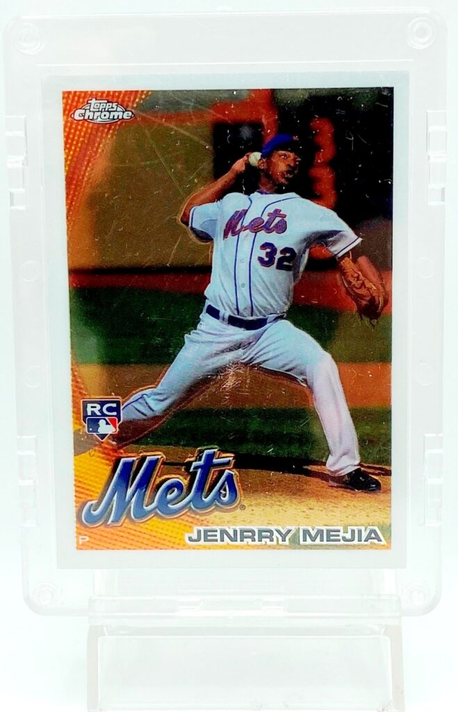 Vintage 2010 Topps Chrome Jenrry Mejia Rookie Card #200 Team: (Mets ...