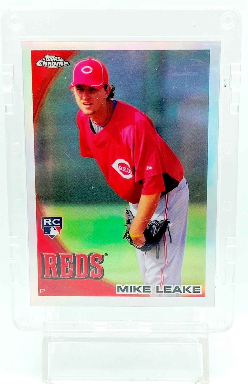 Vintage 2010 Topps Chrome Mike Leake Refractor Rookie Card #176 Team ...