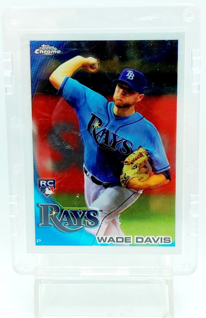 Vintage 2010 Topps Chrome Wade Davis Rookie Card #220 Team: (Rays ...