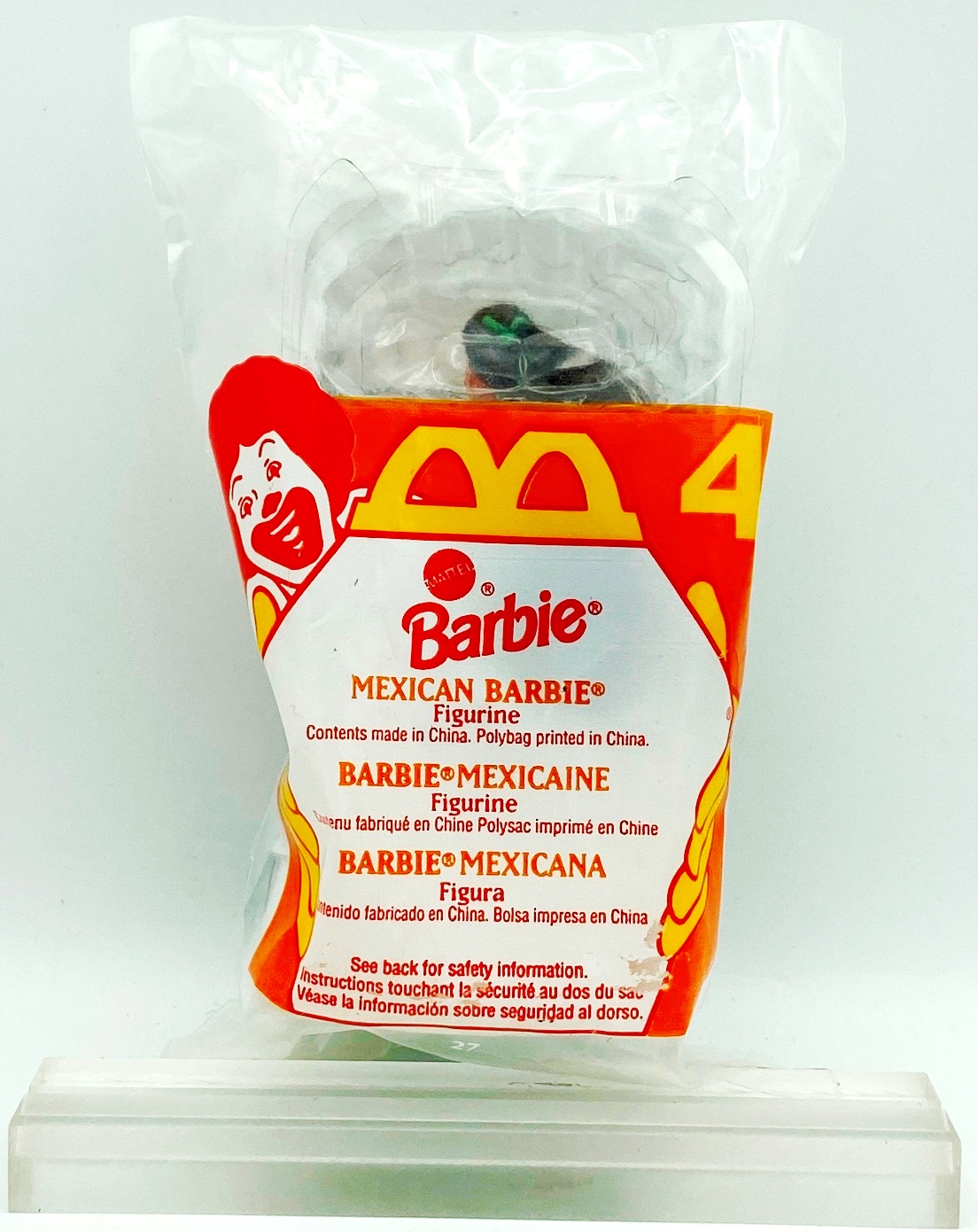1995 Mattel-McDonald's Exclusive Mexican Barbie Figurine M4 "Sealed In Original Factory ...