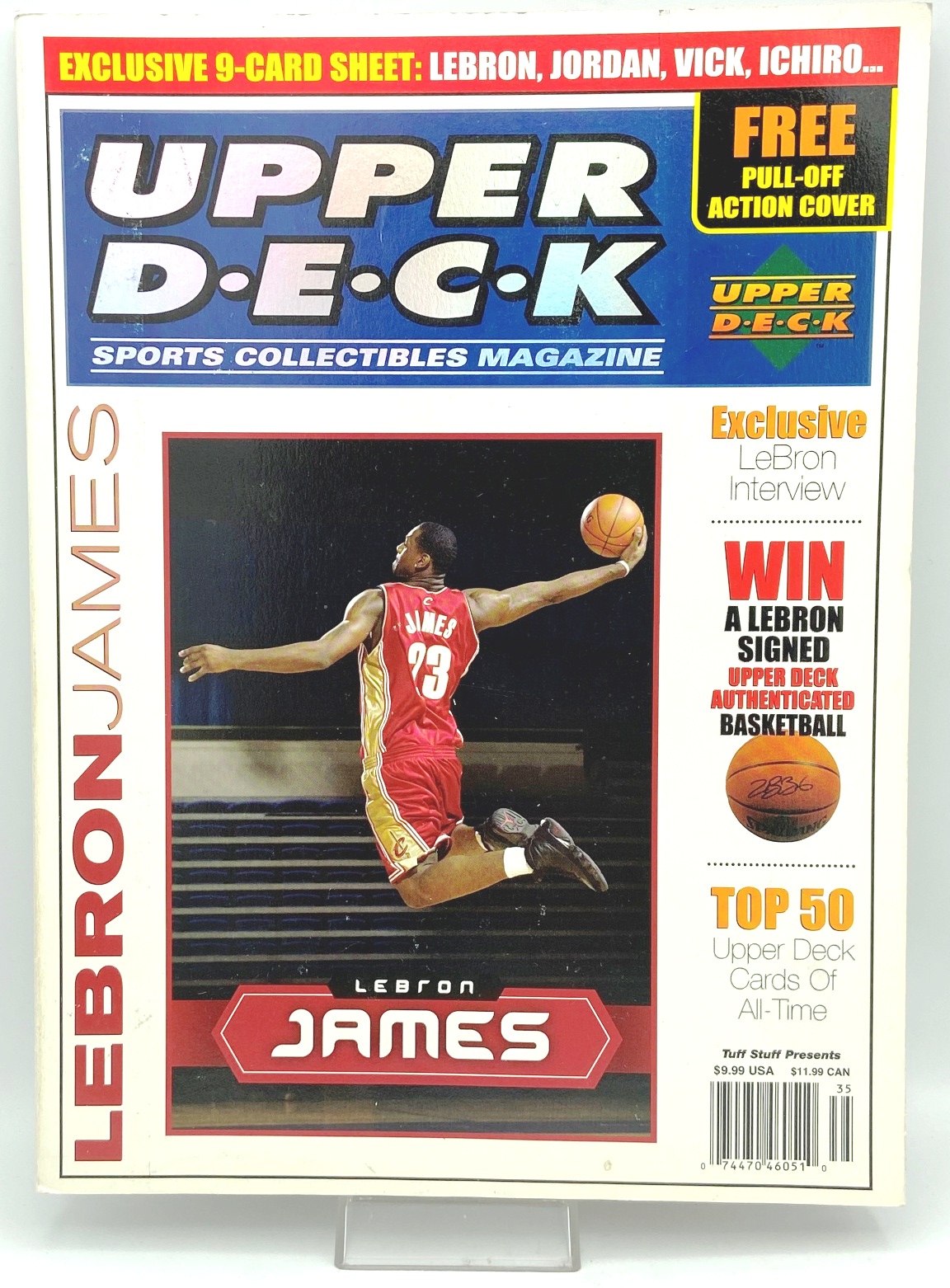 Vintage 2003 Upper Deck Sports Collectible Magazine LeBron James (2.5 ...