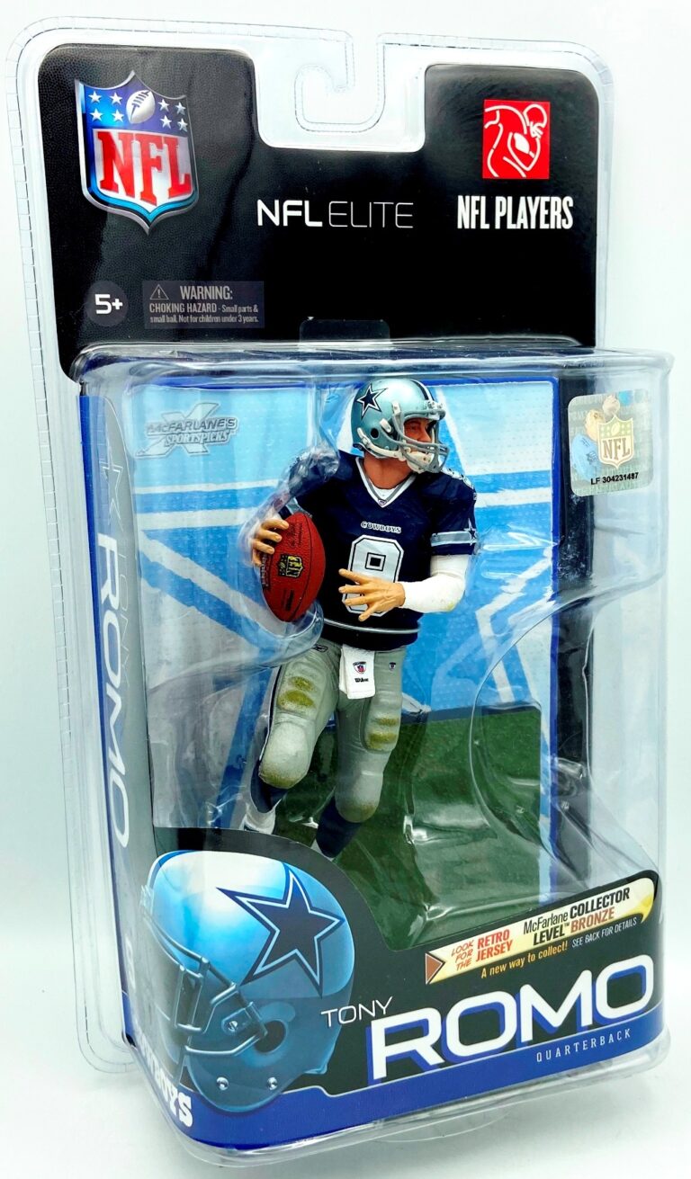2010 McFarlane NFL Elite Tony Romo (Blue Jersey-Cowboys) Series-1