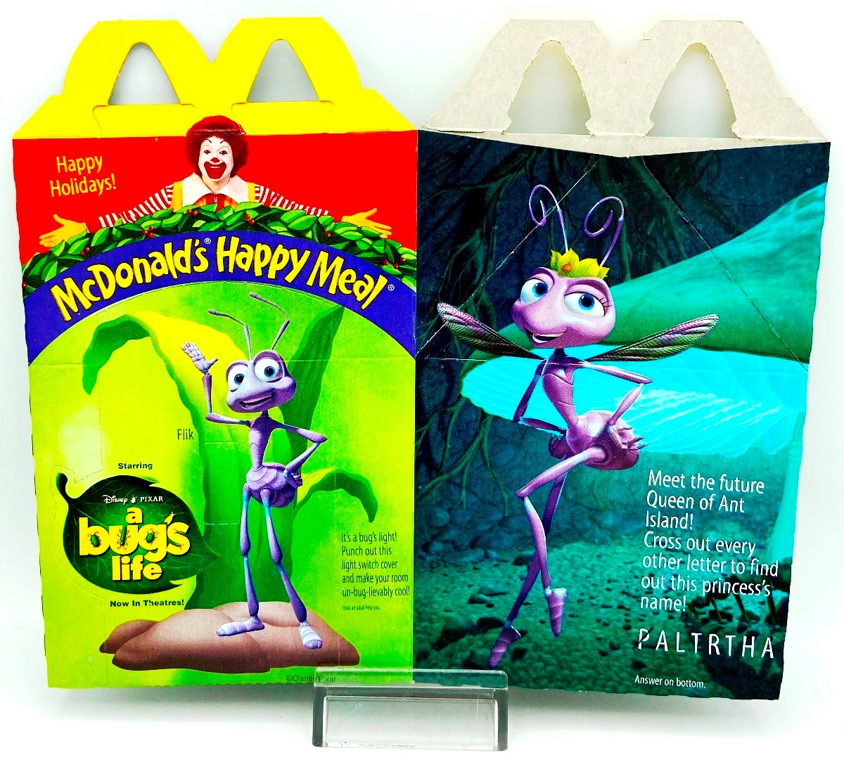 Vintage 1998 McDonald's Exclusive A Bug's Life Princess ATTA Happy Meal ...