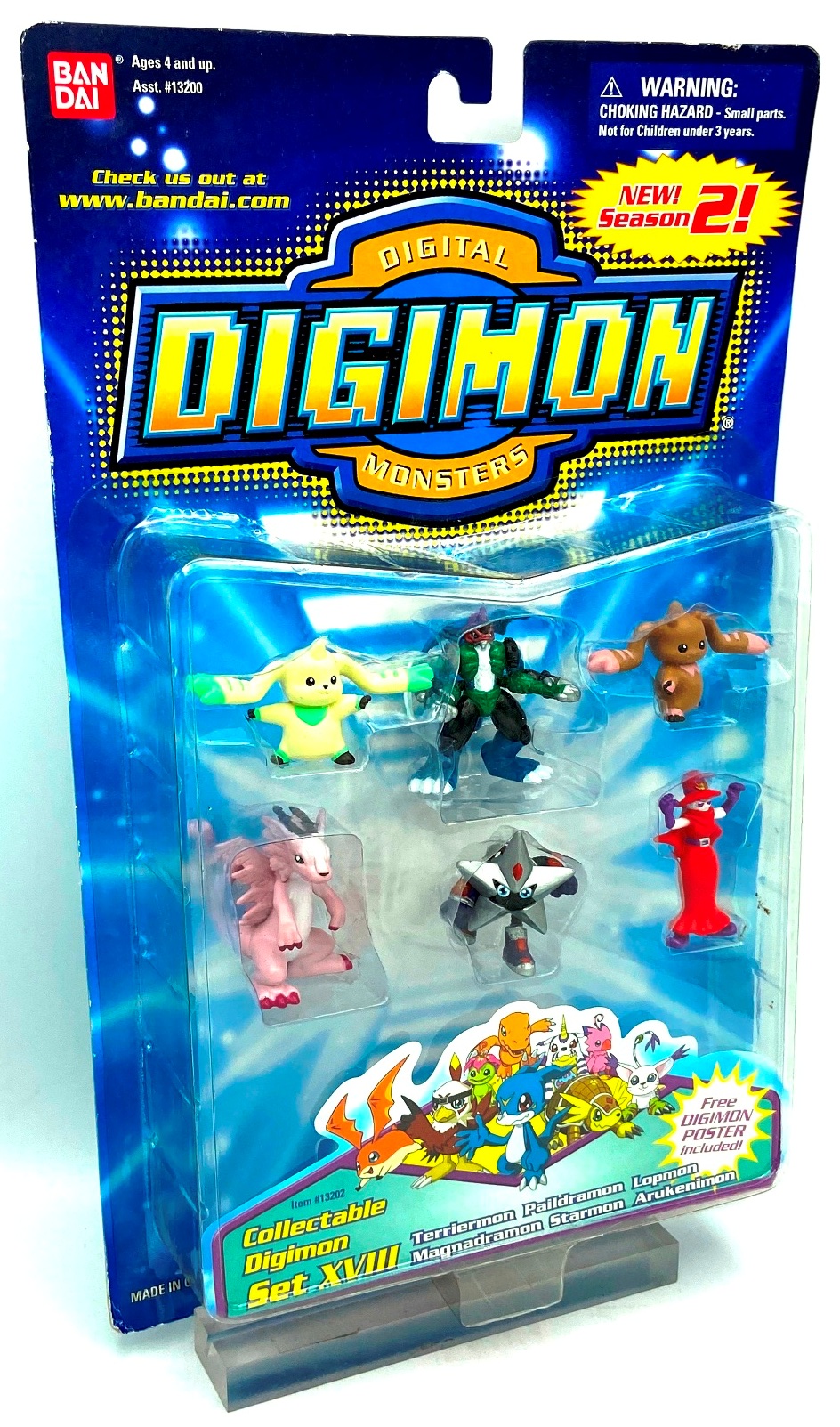 Vintage 1999 Digimon DM Collectable Digimon Set XVIII Season 2 (Action ...