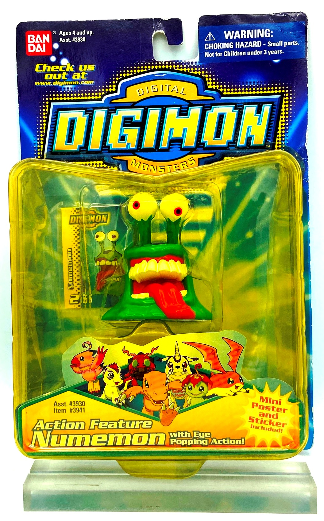 Vintage 1999 Season 1-Original Series-1 Digital Monsters Numemon #26 ...