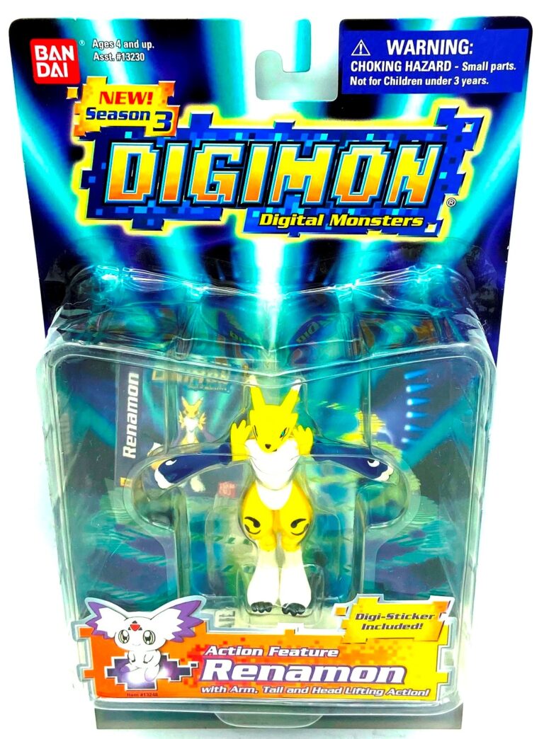 Vintage 2001 Season 3-Original Series-3 Digital Monsters Renamon #361 ...