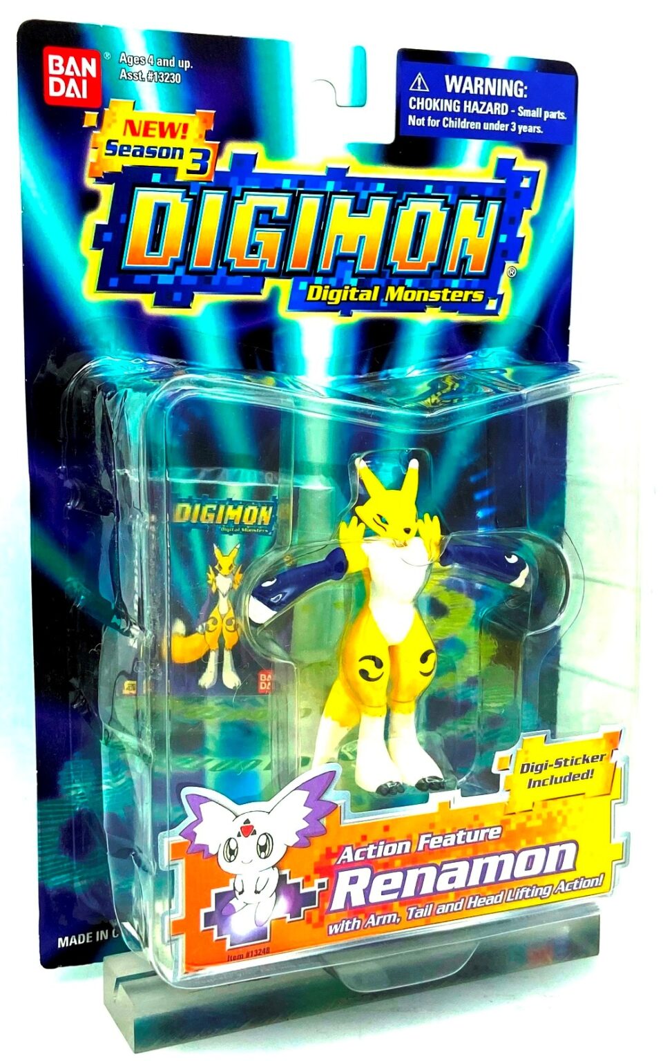 Vintage 2001 Season 3-Original Series-3 Digital Monsters Renamon #361 ...