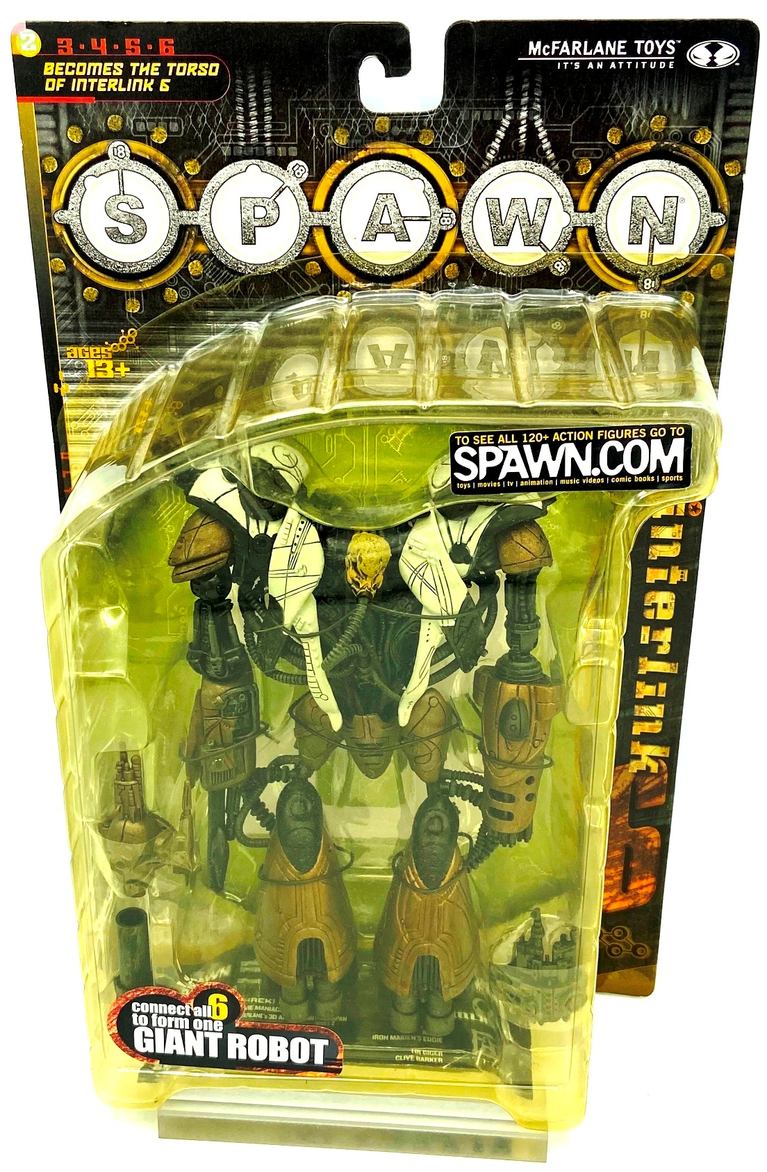 2001 McFarlane Toys Spawn TS2 Interlink 6 Giant Robot Ltd. Ed.