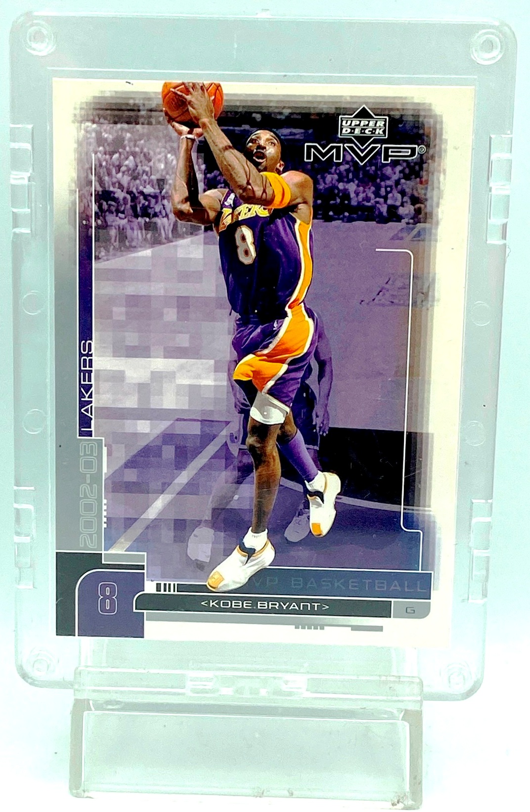 Vintage 2002 Upper Deck MVP Kobe Bryant Card #79 Team: ("LA Lakers") "Card Reverse Side: Player ...