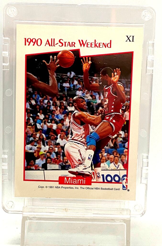 1991 NBA Hoops 1990-MVP All-Stars Magic Johnson Card #XI (ASWWM)