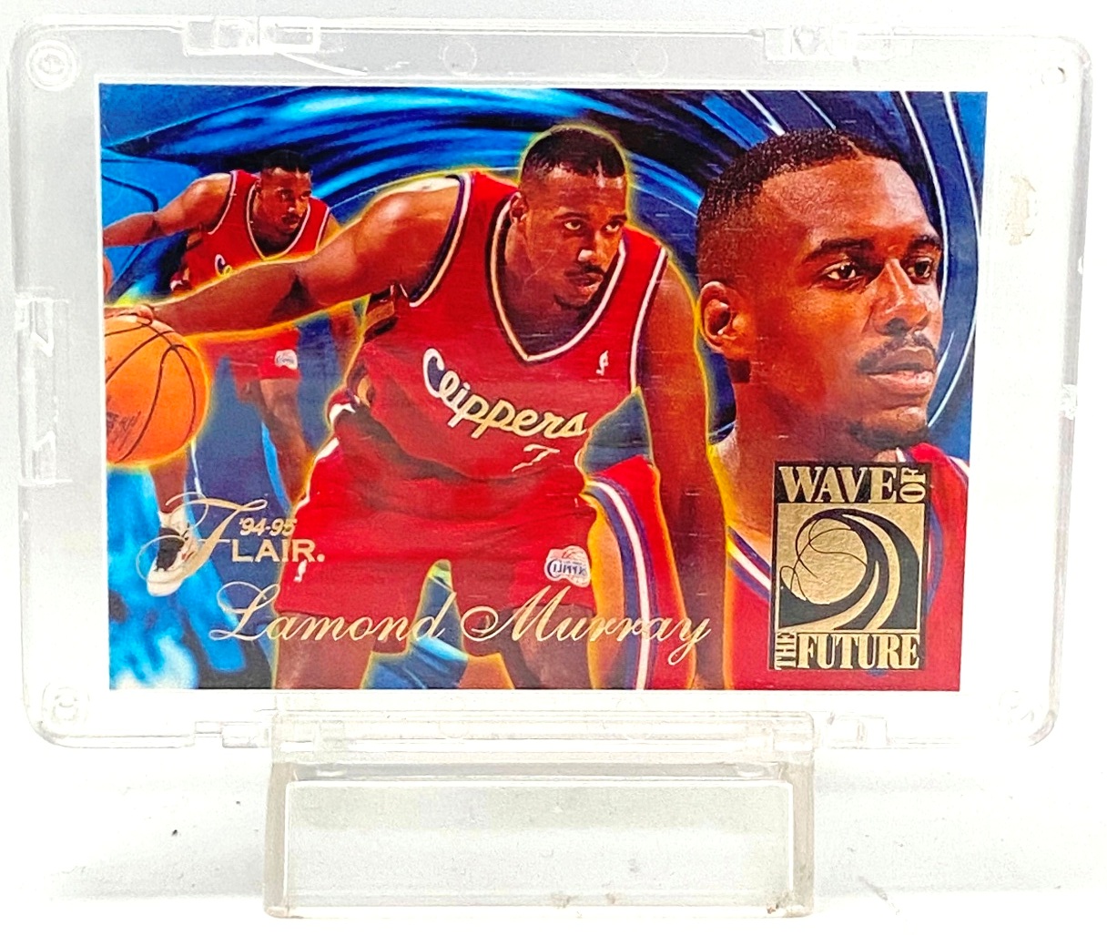 1994 Flair Wave Of The Future Lamond Murray Rookie Insert Card #8
