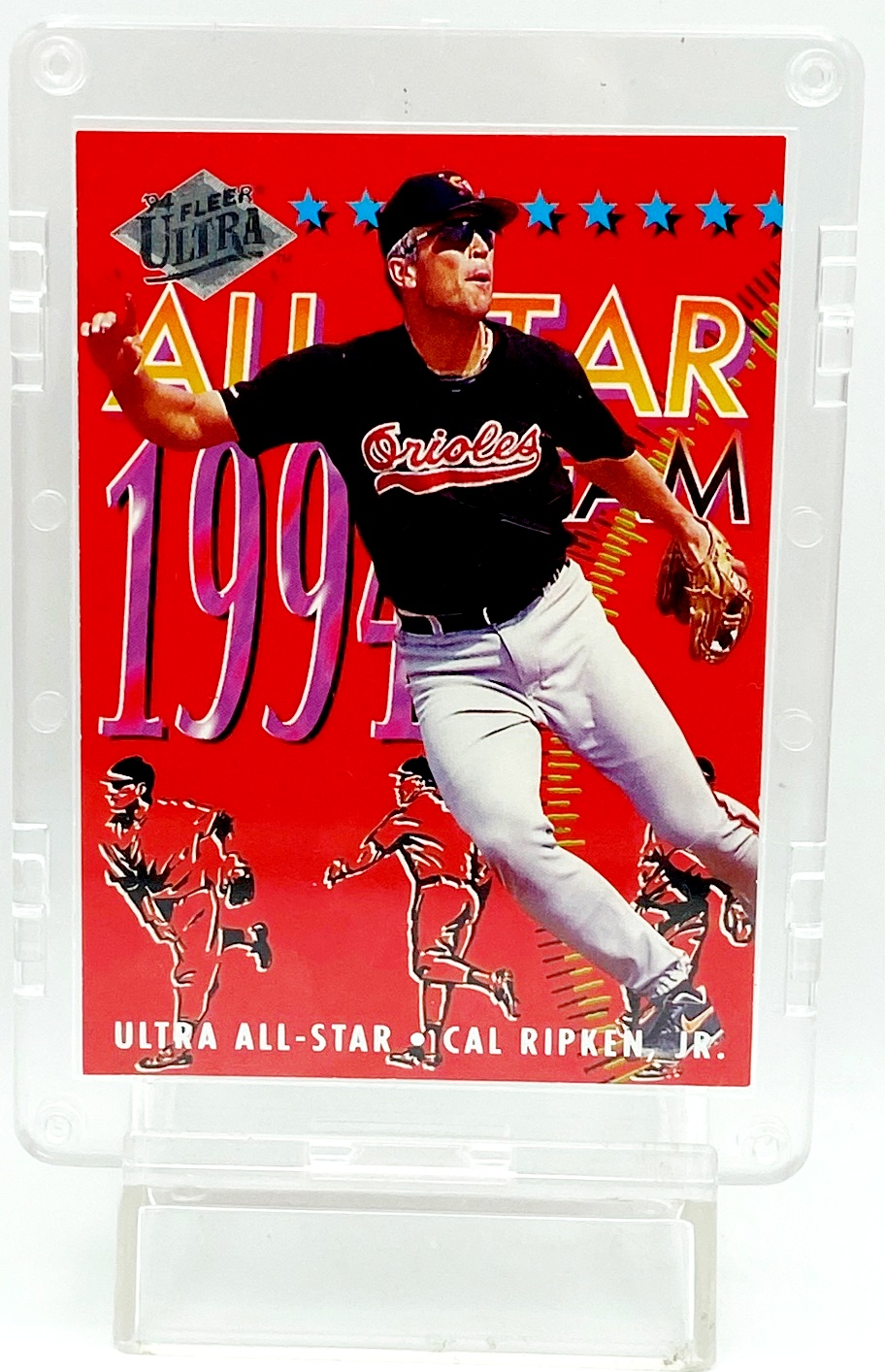 1994 Fleer Ultra Cal Ripken Jr. All StarTeam MLB Insert Card #4