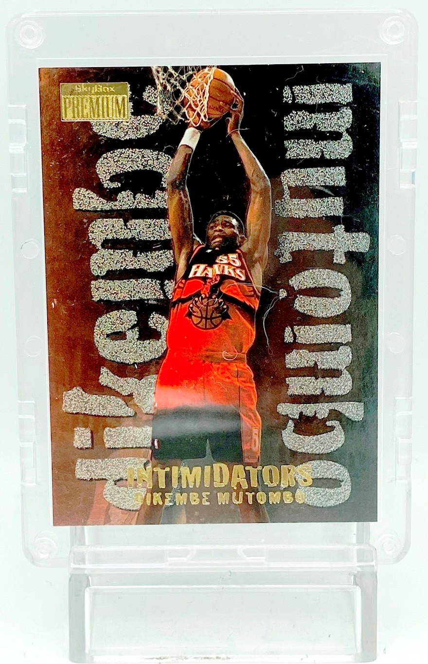 Vintage 1997 Skybox Premium Intimidators Dikembe Mutombo Insert Card ...