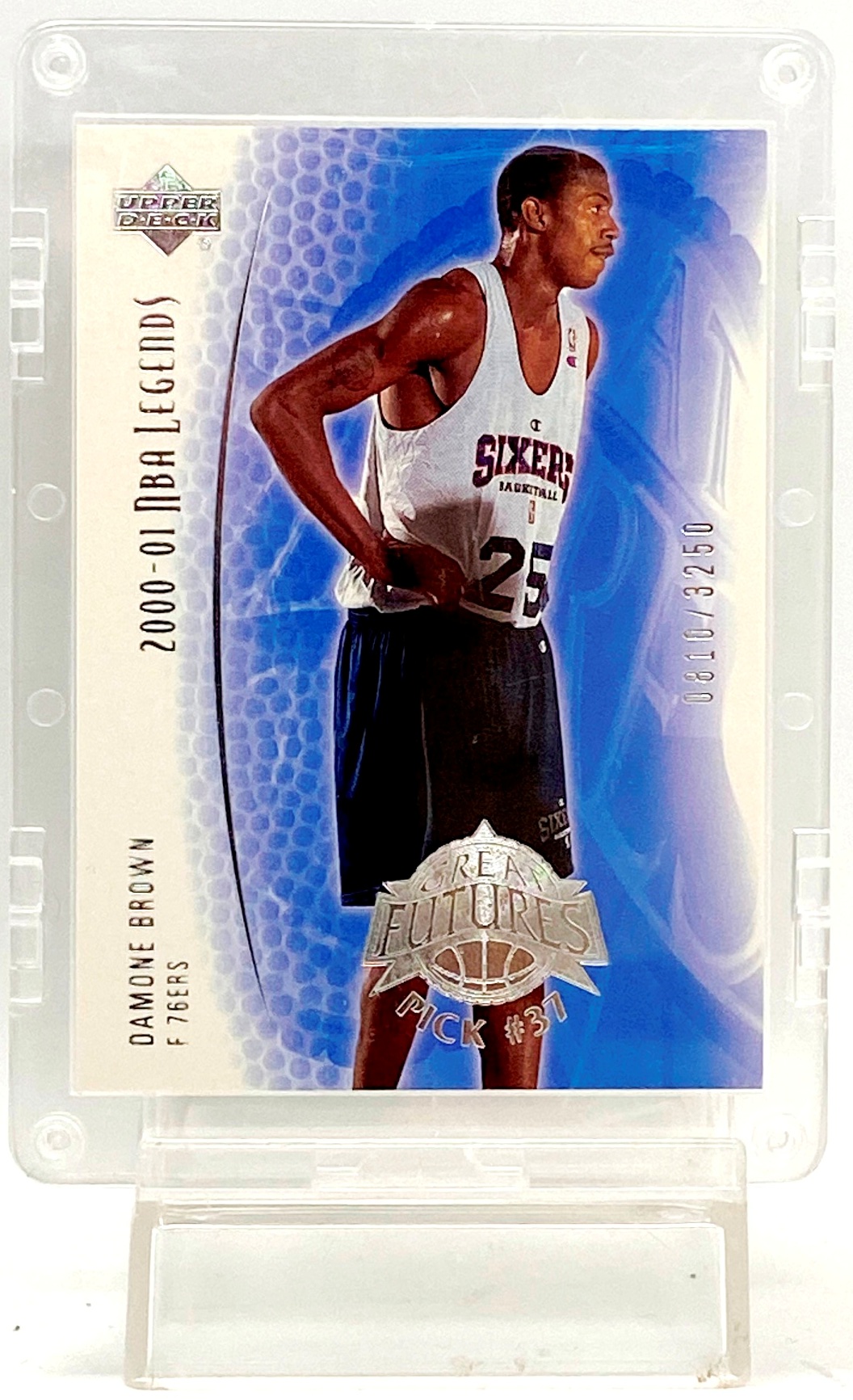 Vintage 2000-01 Upper Deck NBA Legends Great Futures Damone Brown RC ...