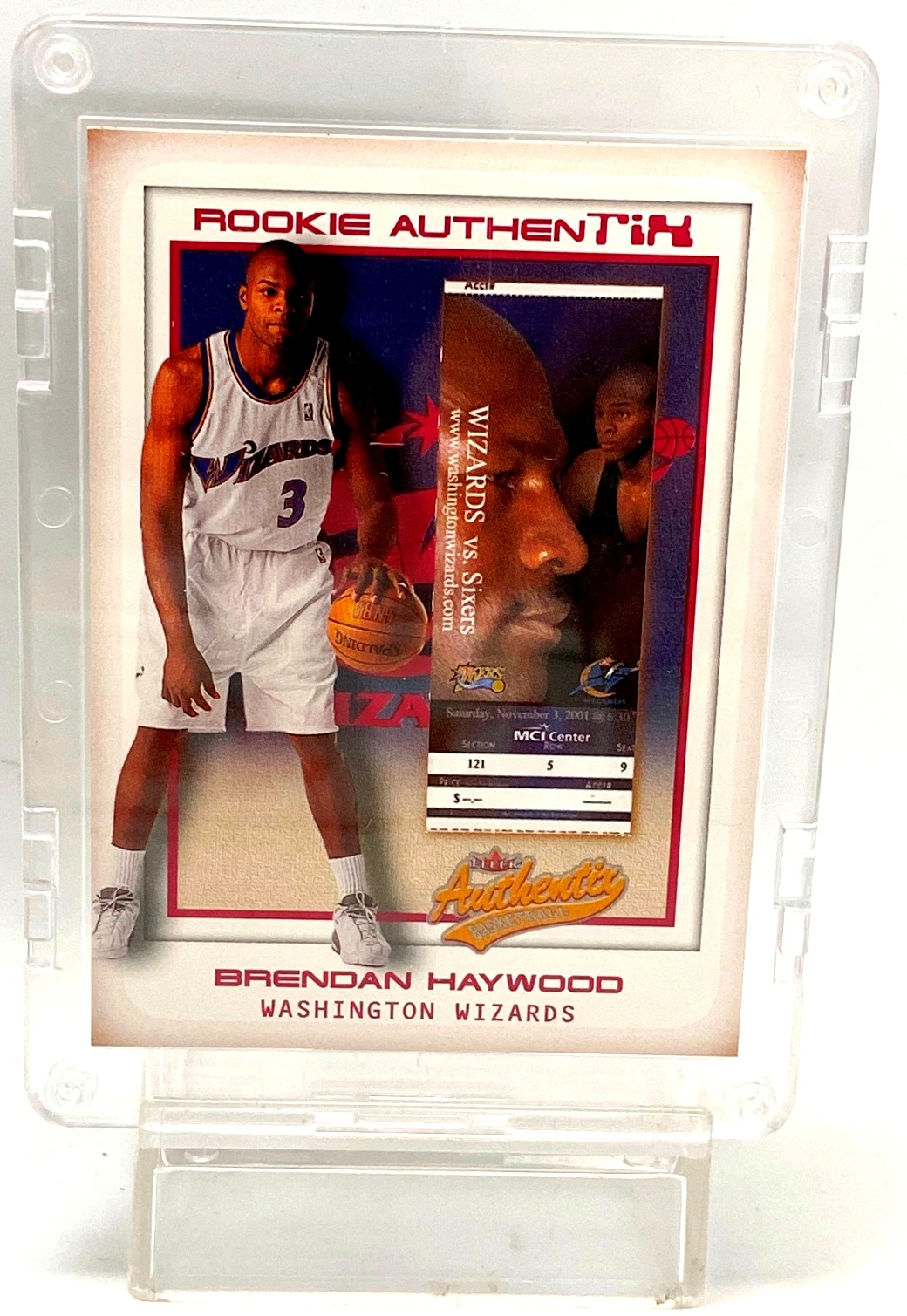 Vintage 2001-02 Fleer Rookie Authentic Brendan Haywood Rookie Card #104 ...