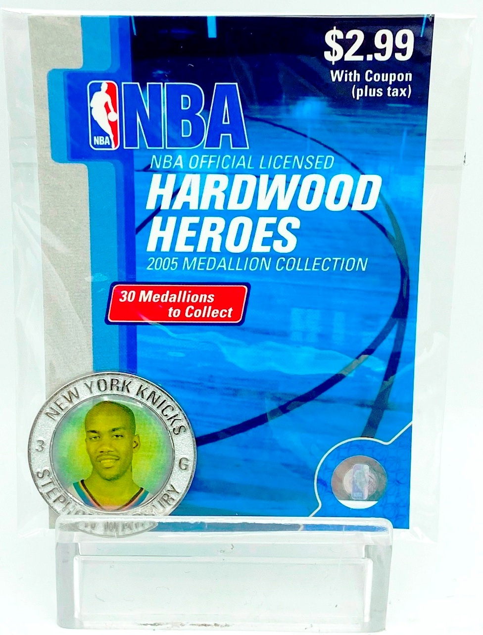 Vintage 2005 NBA Hardwood Heroes Medallion Collection Stephon Marbury ...