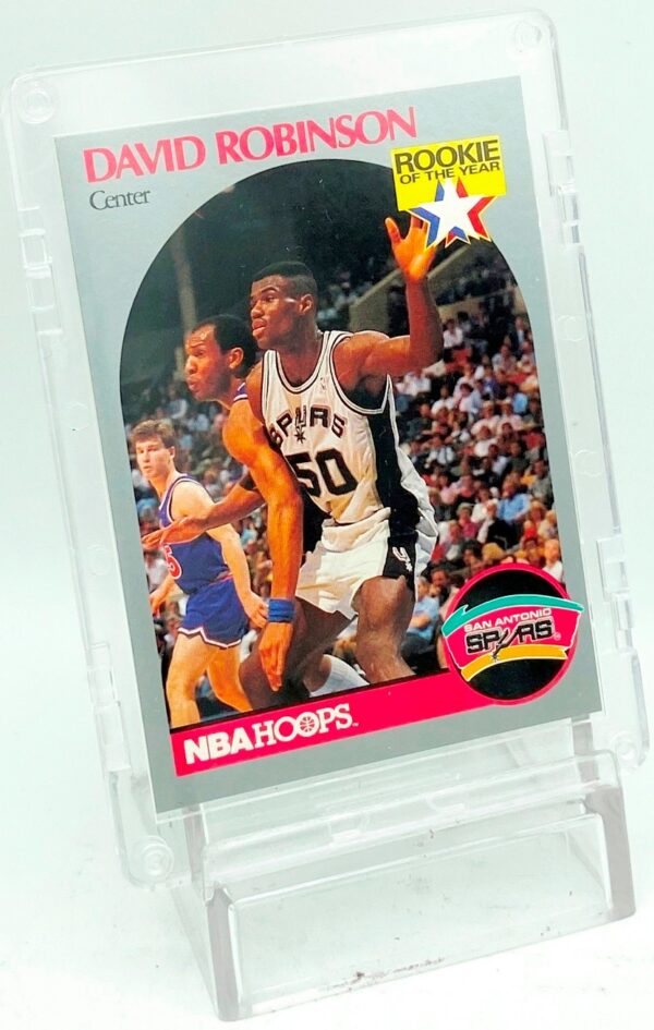 Vintage 1990 NBA Hoops "ROOKIE", Of The Year-David Robinson RC #270 (San Antonio Spurs White ...