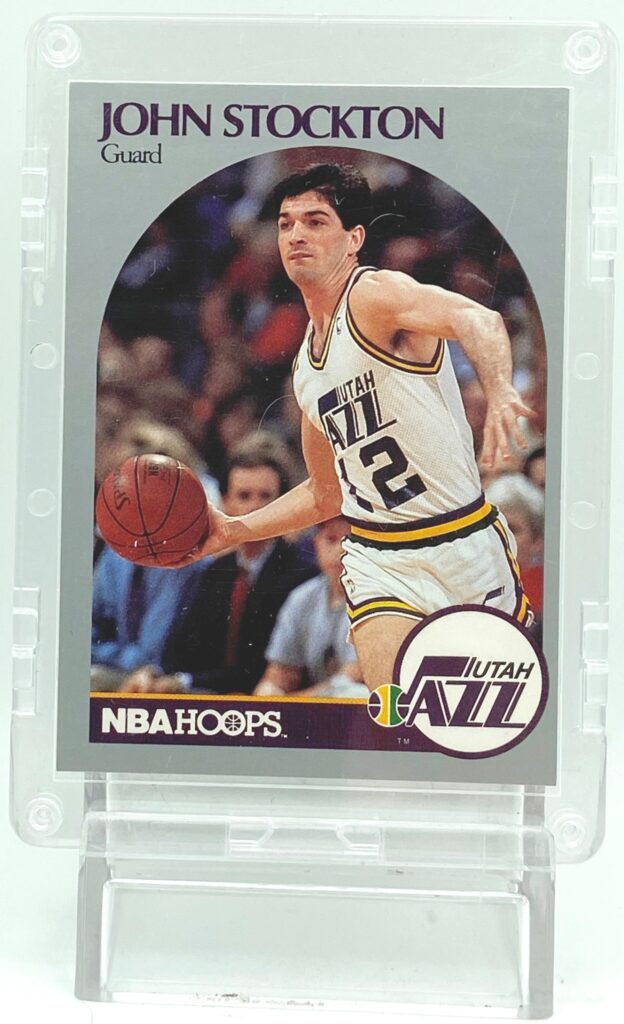 1990 NBA Hoops John Stockton Card #294 (Utah Jazz)