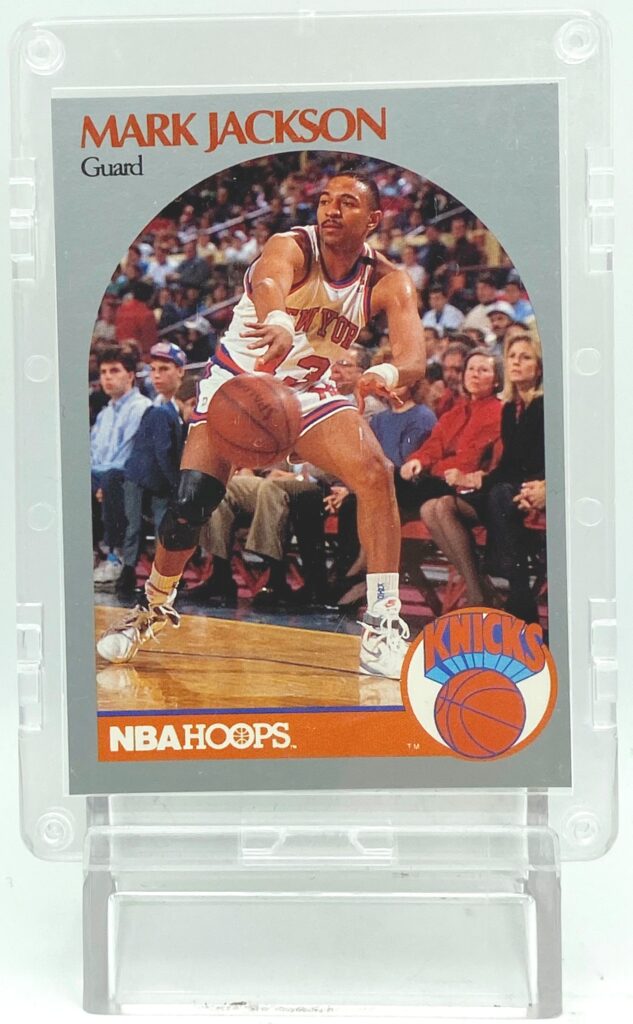 1990 NBA Hoops Mark Jackson Card #205 (New York Knicks)
