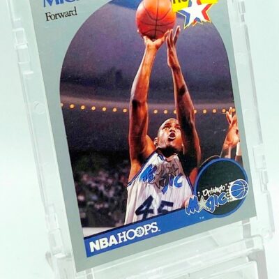 1990 NBA Hoops "ROOKIE" Michael Ansley RC #215 (Orlando Magic)
