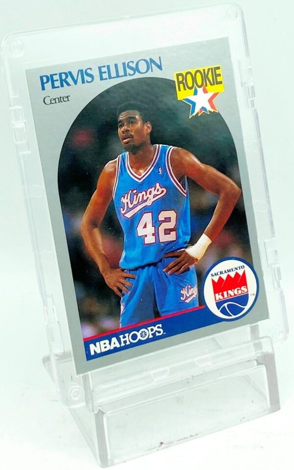 1990 NBA Hoops "ROOKIE" Pervis Ellison RC #257 (Sacramento Kings)